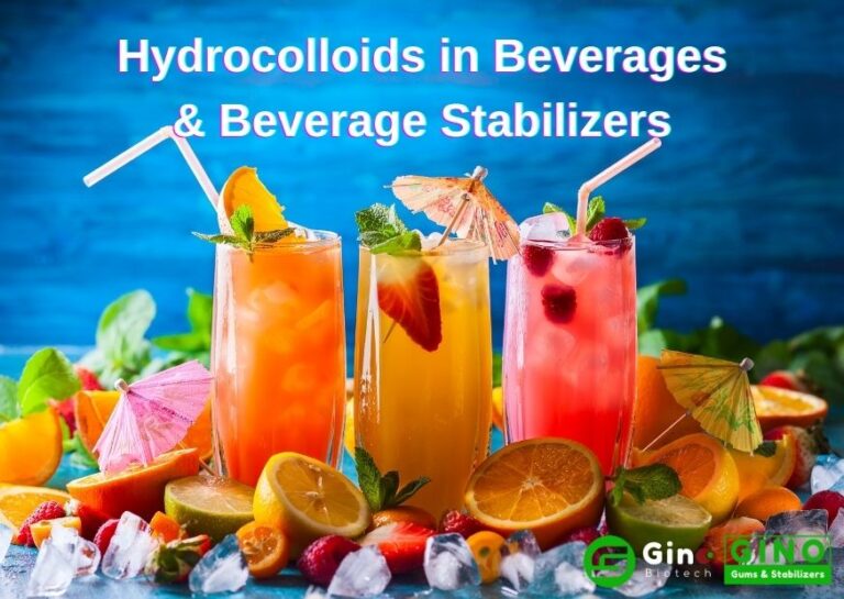 Hydrocolloids in Beverages | Best Beverage Stabilizers